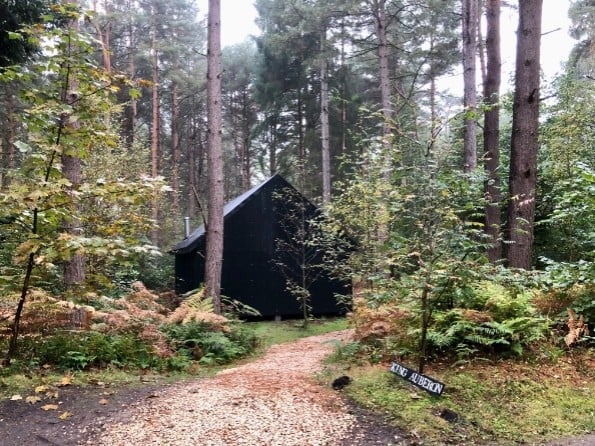 Woodlands escape on a glampsite in the Yorkshire Wolds